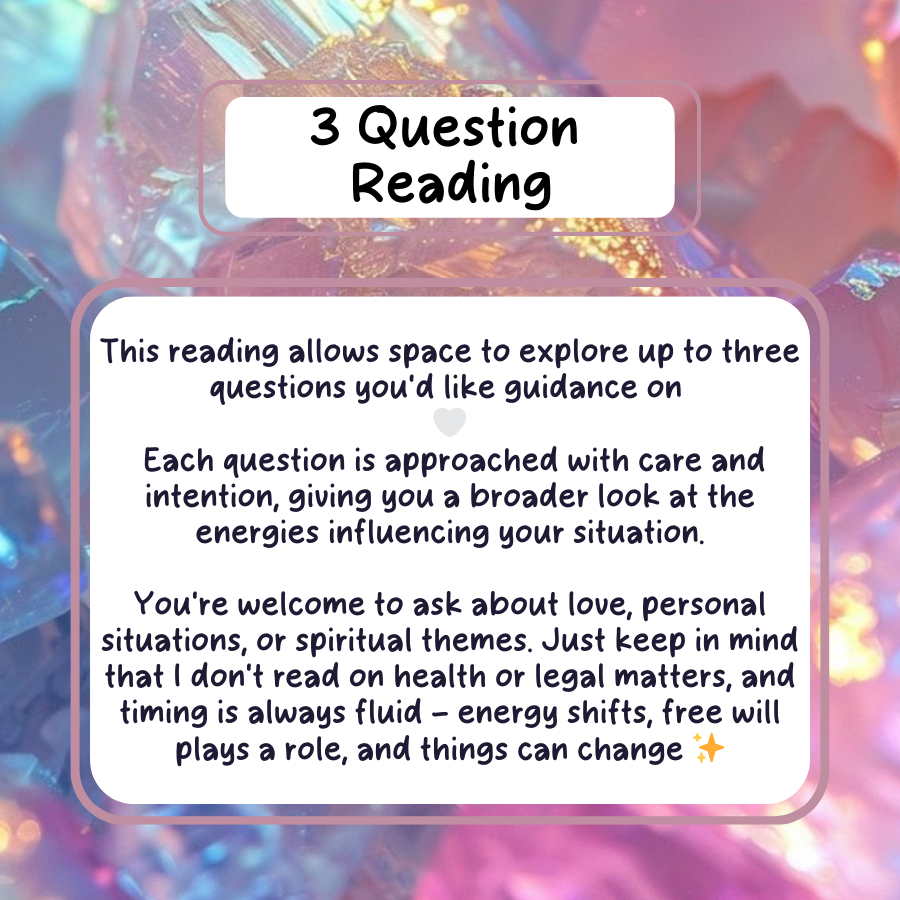 3 Questions Reading – Divine Moon Empress