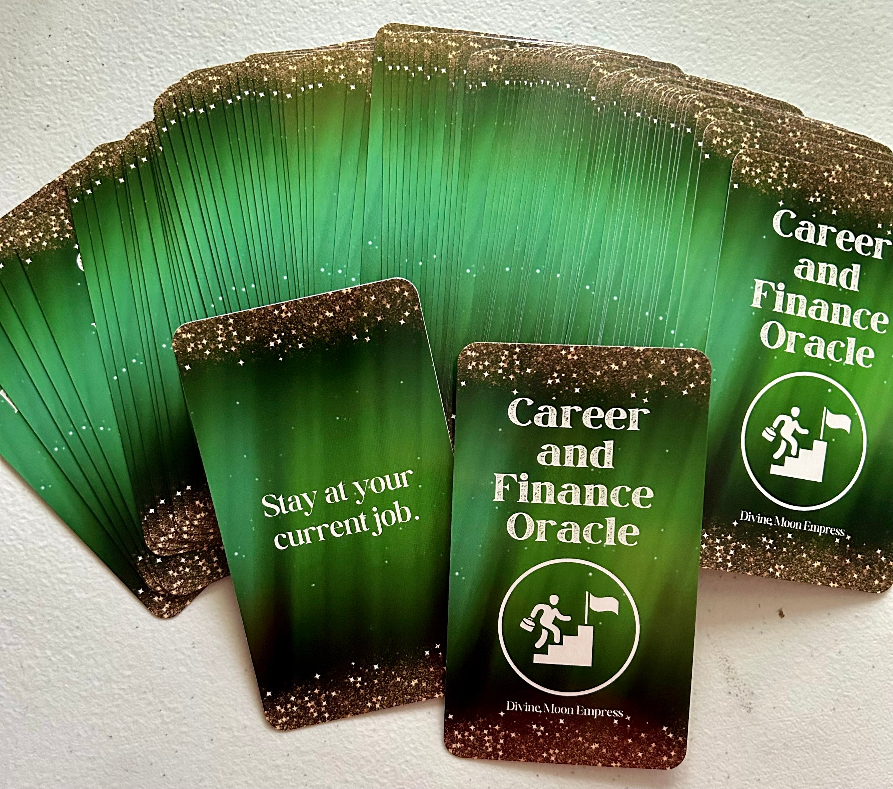 Career and Finance Oracle Deck [90 cards] – Divine Moon Empress