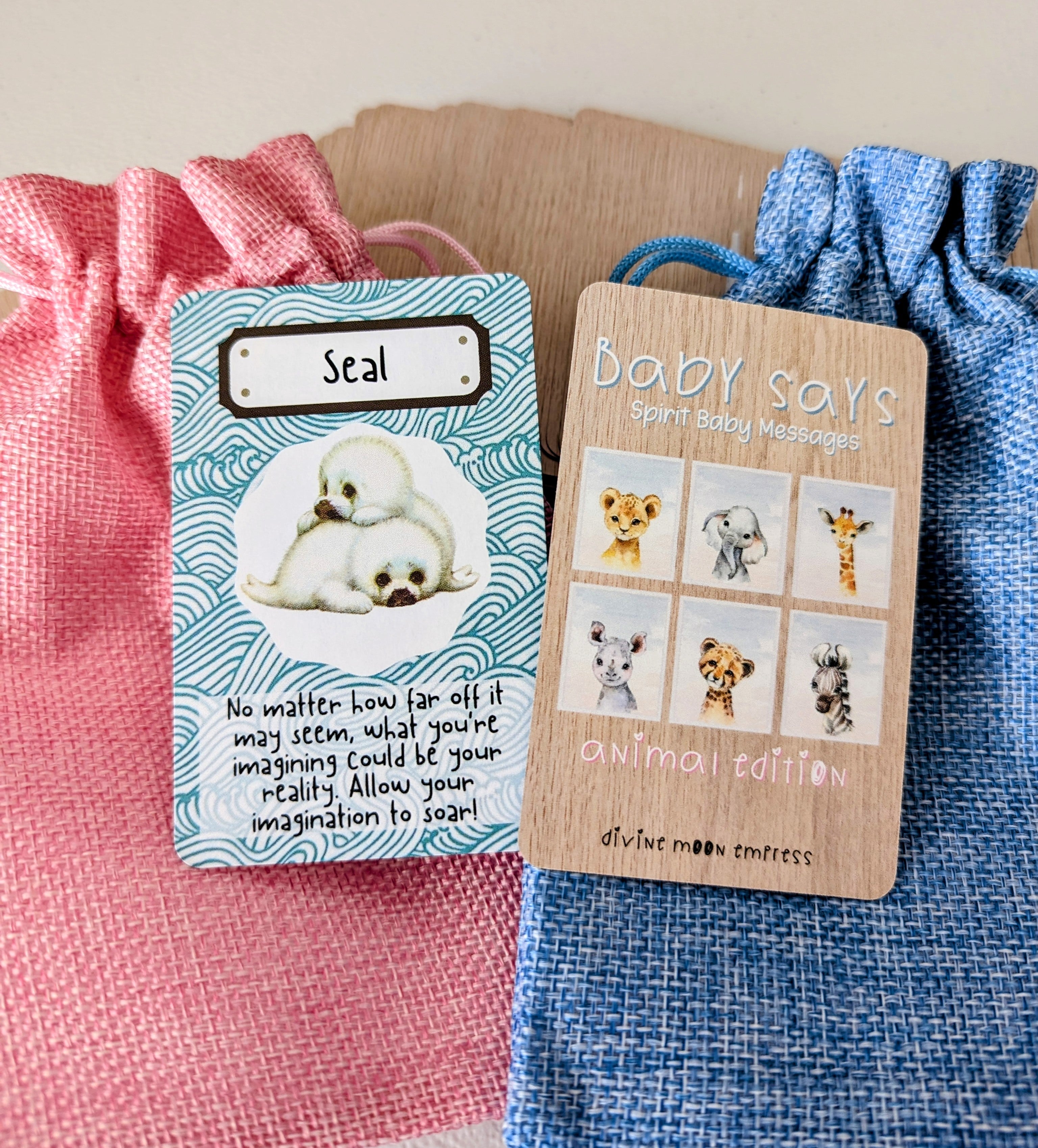 Baby Says Spirit Baby Messages "Animal Edition" Oracle Deck **PRE-ORDE ...